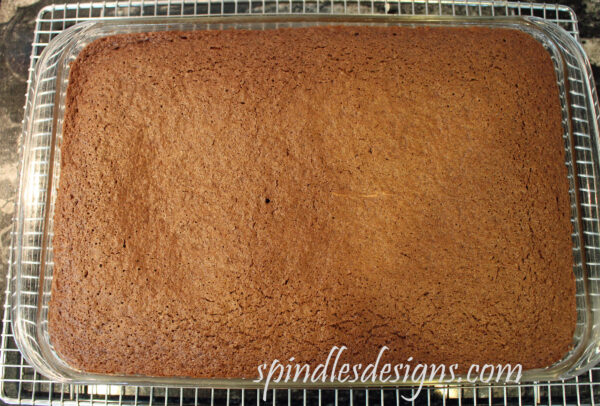 Sour Cream Chocolate Cake - Spindles Designs