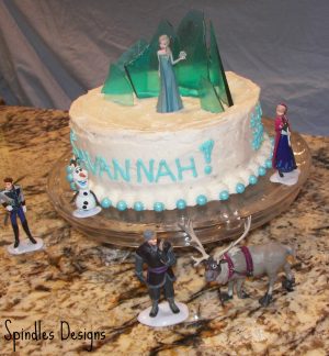 Elsa Cake - Spindles Designs
