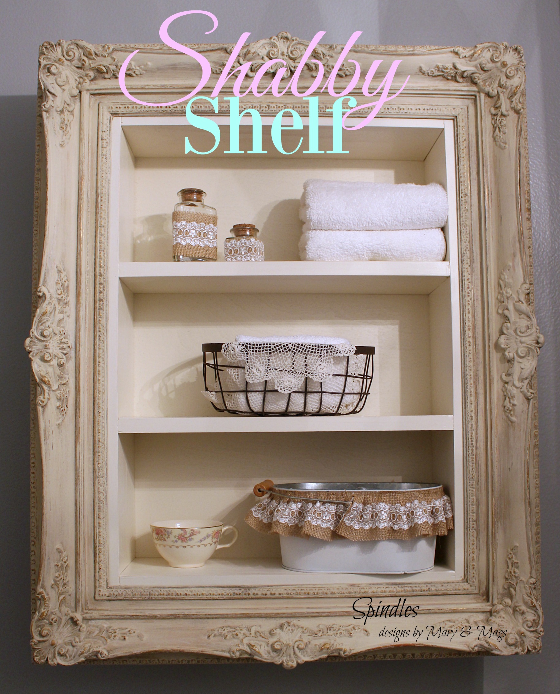 Shabby Shelf - Spindles Designs
