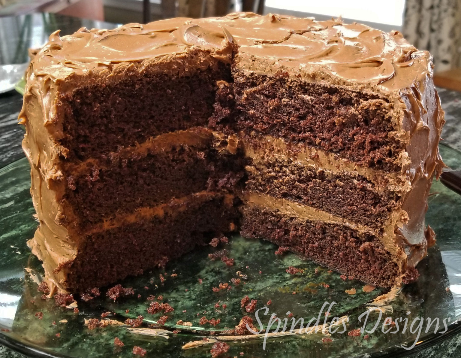 Chocolate Cake - Spindles Designs